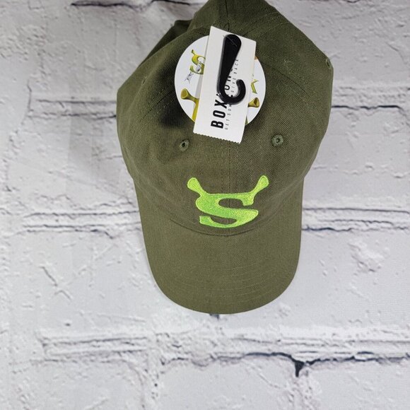 Dreamworks | Accessories | Shrek Logo Embroidered Ball Cap Baseball Hat ...